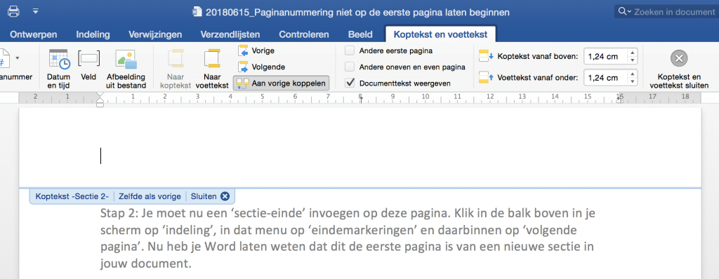 Praktische tips: Paginanummers laten beginnen waar jij dat wil ...