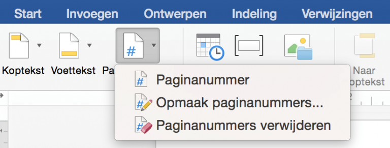 Praktische tips: Paginanummers laten beginnen waar jij dat wil ...